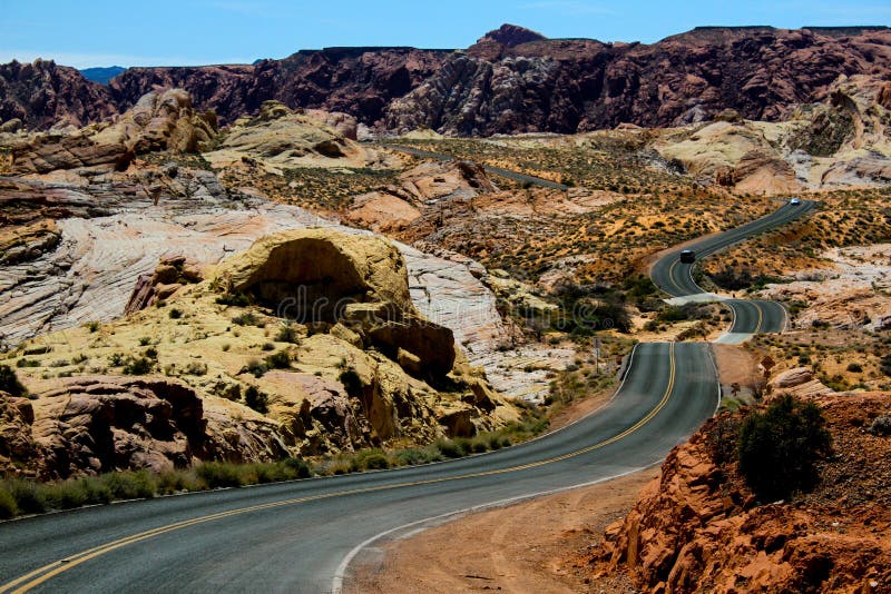 Long and winding road. stock image. Image of valley, scenic - 29982015