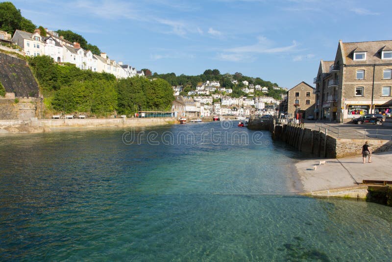 View of Looe River and Harbour Cornwall England Editorial Stock Photo ...