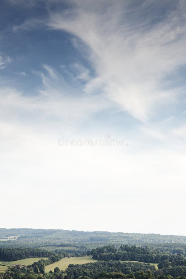 View Looking Across the Valley Stock Photo - Image of outdoor, country ...