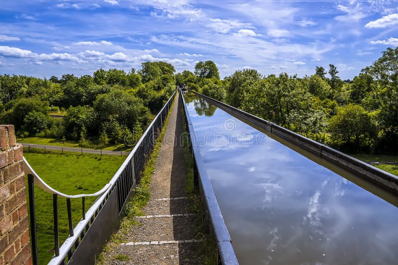A View Looking Back Along the Edstone Aqueduct, Warwickshire, the ...