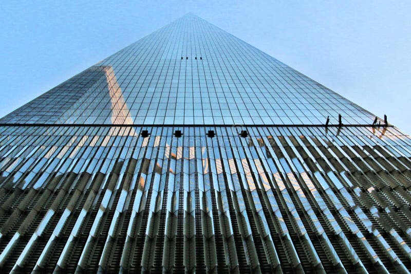A View of Looking Up the World Trade Centre Editorial Image - Image of ...