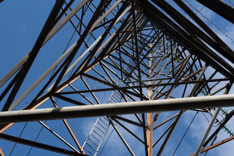 Selective Focus of High Voltage Towers or Power Line Tower with a ...