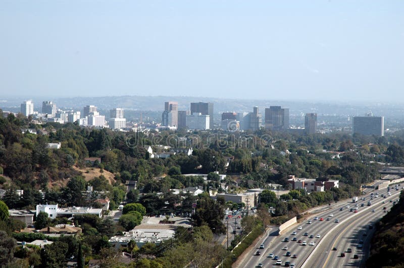 View of Los Angeles stock photo. Image of cityscape, america - 594022