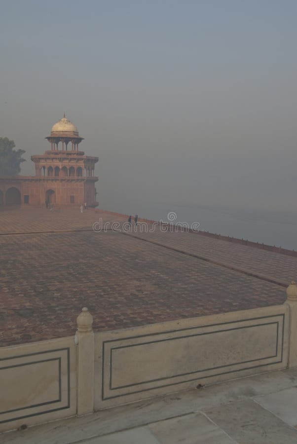 View of Lower Deck of Taj Mahal, India. Stock Photo - Image of mumtaz ...