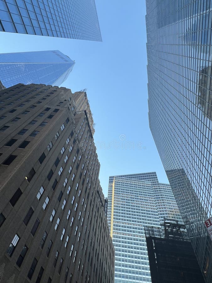 View of Lower Manhattan in New York City Editorial Image - Image of ...