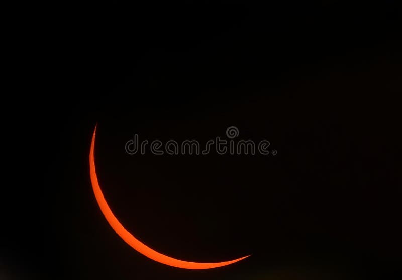 A Beautiful Photo of an Eclipse Stock Image - Image of nightobservation ...