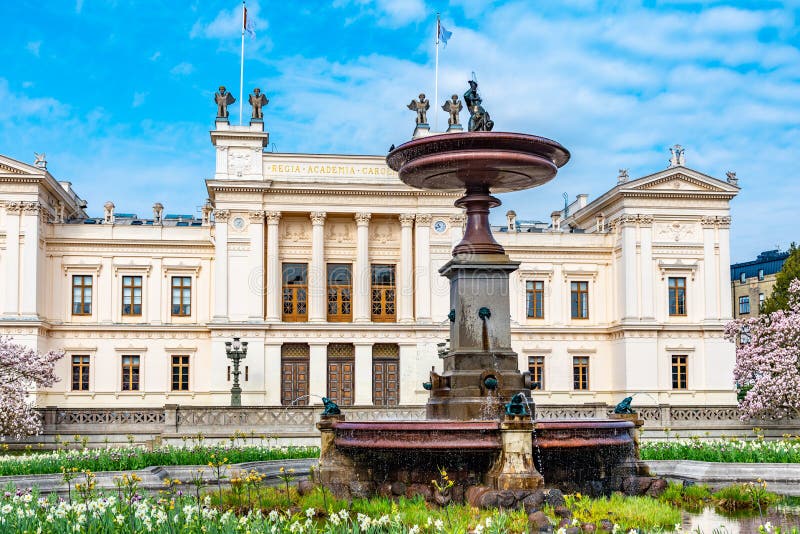View of the Lund University in Sweden Stock Photo - Image of scania ...