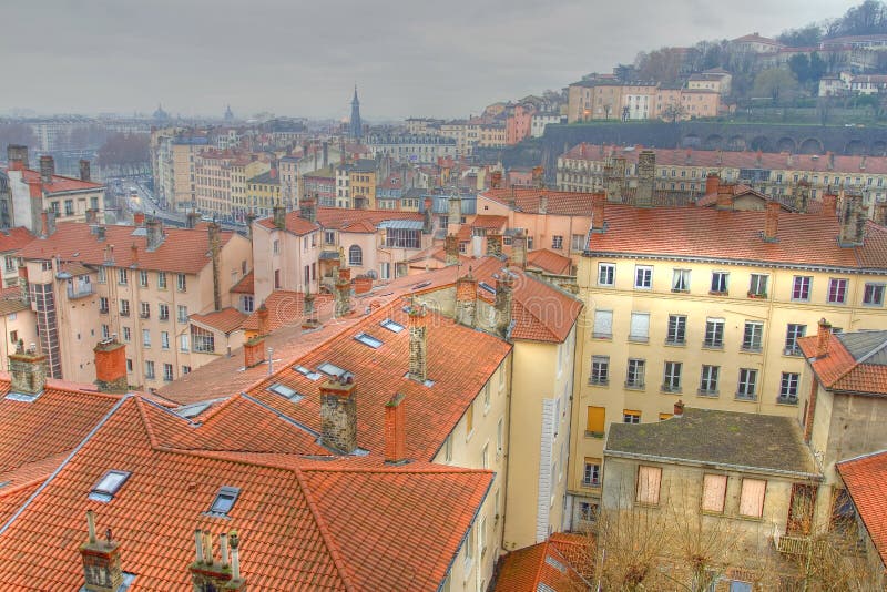 Lyon, France stock photo. Image of homes, france, range - 29914716