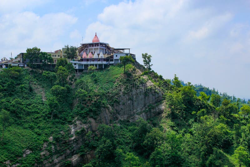 View of Maa Chandi Devi Temple. Haridwar, India Stock Image - Image of ...