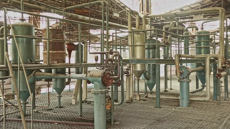 Panoramic View of the Machinery Setup Inside the Soap Manufacturing ...