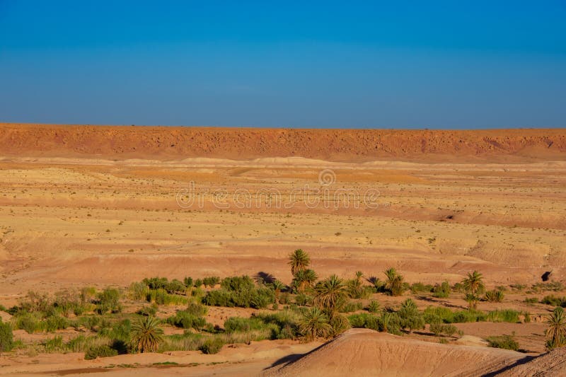 View of the Magnificent Landscape of the Sahara Stock Photo - Image of ...