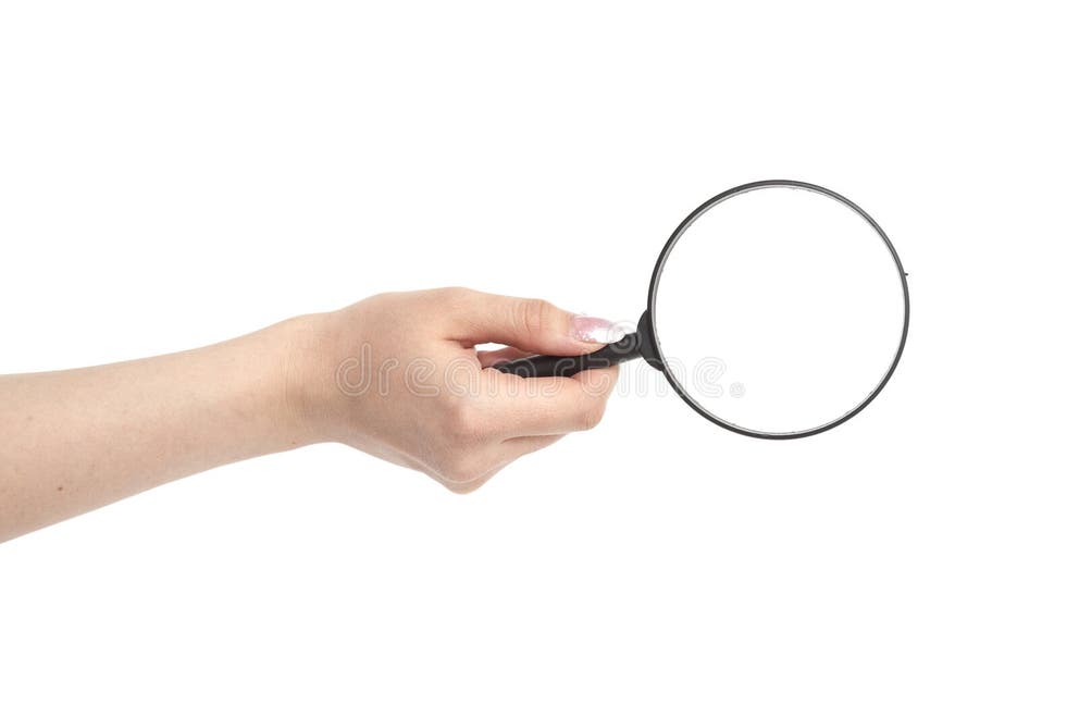 View magnifier stock image. Image of hand, eyesight, magnifying - 13471283
