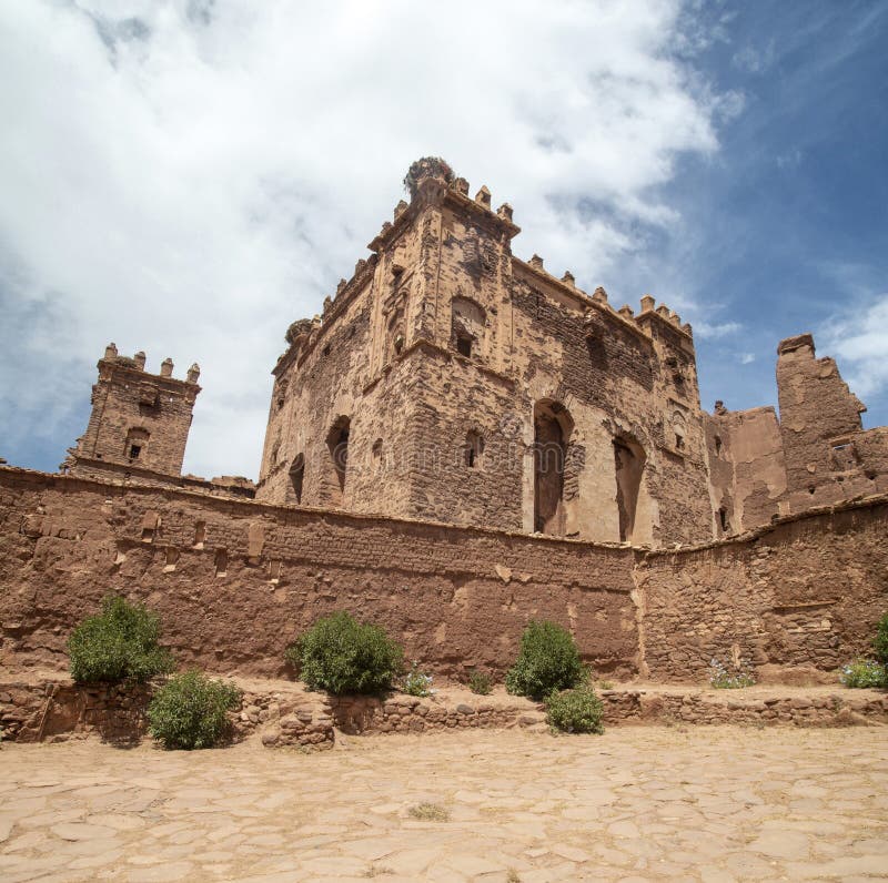 View of the Main Building of the Telouet Kasbah in Morocco Stock Image ...