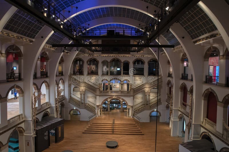 View at the Main Hall at the Tropenmuseum Museum at Amsterdam the ...