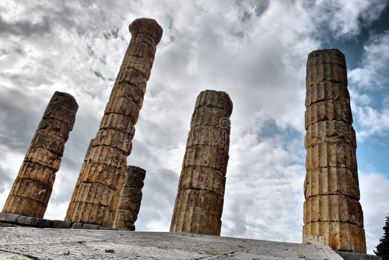 302 Delphi Temples Oracle Greece Stock Photos - Free & Royalty-Free ...