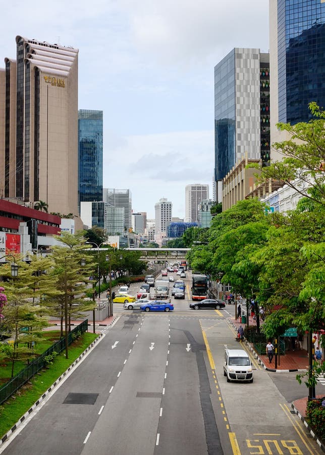View of the Main Street at Chinatown, Singapore Editorial Photography ...