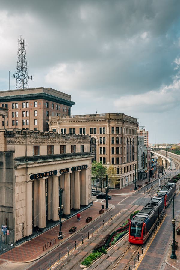 View of Main Street, in Downtown Houston, Texas Editorial Stock Image ...