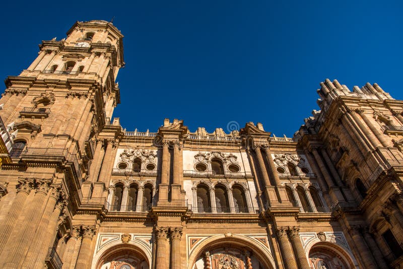 Cathedral of Malaga editorial photography. Image of building - 106908252