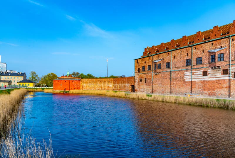 View of Malmo Castle in Sweden Stock Image - Image of fort ...