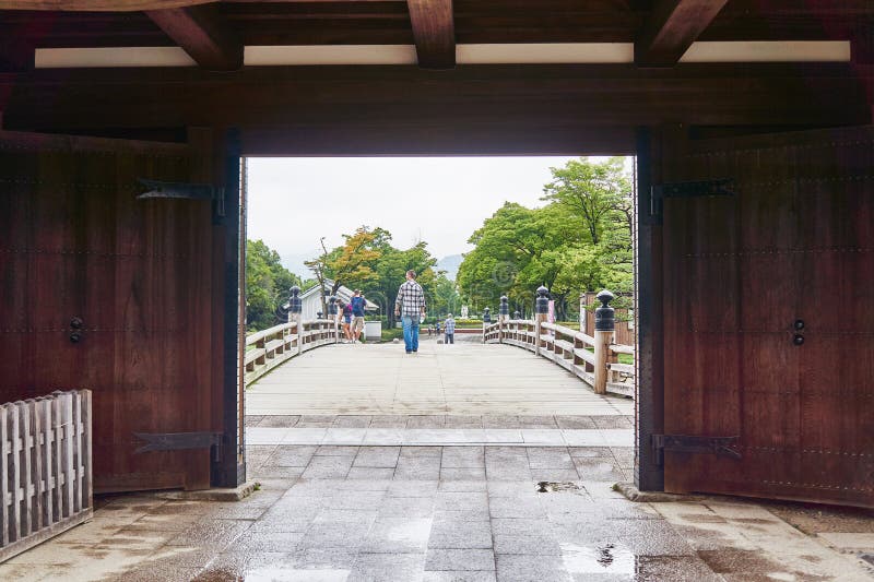 View of a Man Walking on the Bridge Editorial Image - Image of bridge ...