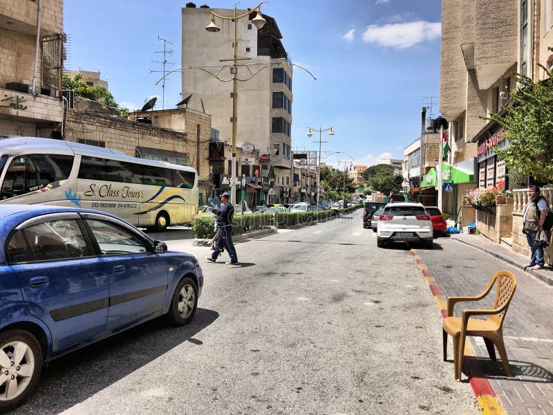 A View of Manger Square in Bethlehem Editorial Stock Photo - Image of ...