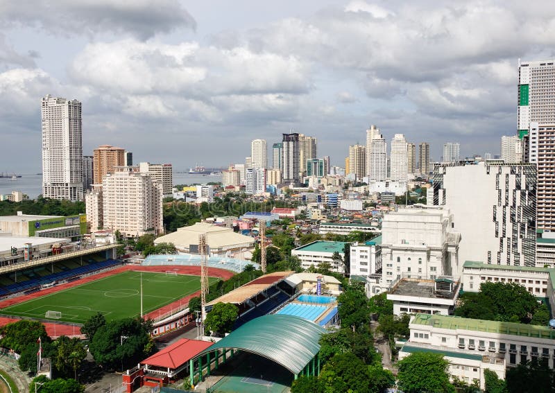 View of the Manila City in Philippines Editorial Photo - Image of ...