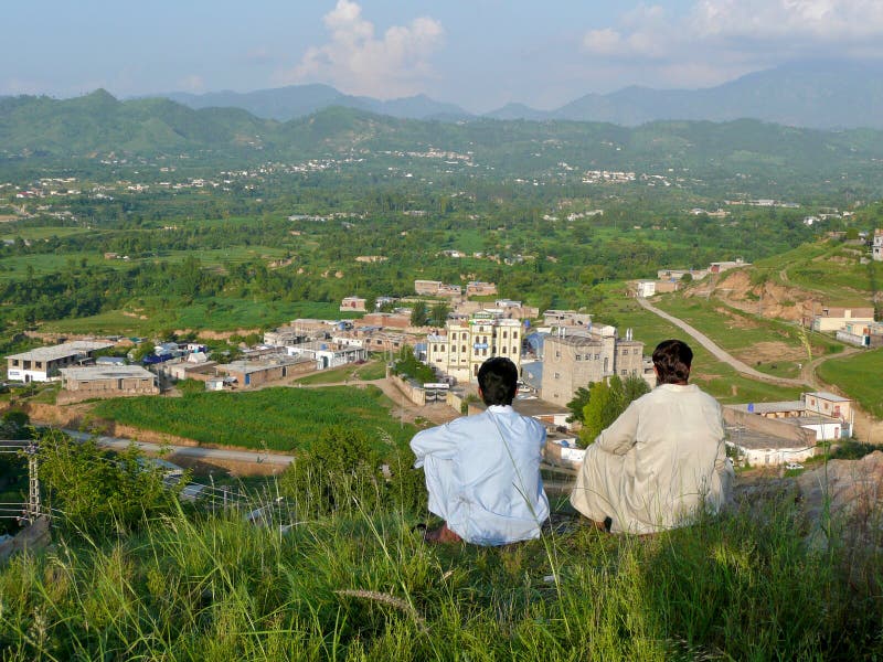 View of Mansehra in Northern Pakistan Editorial Stock Image - Image of ...