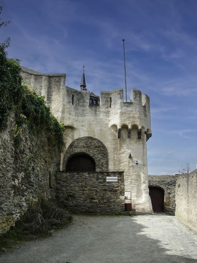 View Marksburg Castle on Top of the Mountain Interior Details of a ...