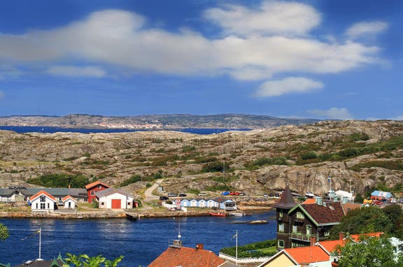 View from Marstrand castle stock image. Image of beach - 2948313