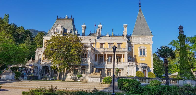 Massandra, Crimea-Massandra Palace Editorial Photography - Image of ...