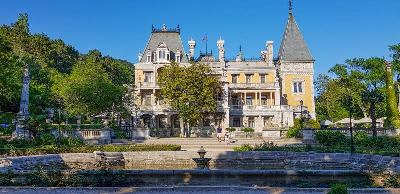 Massandra, Crimea-Massandra Palace Editorial Stock Photo - Image of ...
