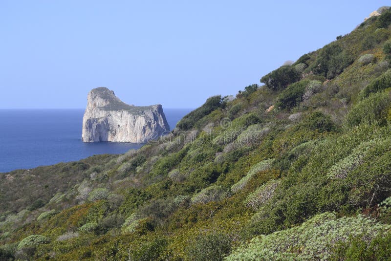 View of Masua coast stock image. Image of sardinia, view - 168315263