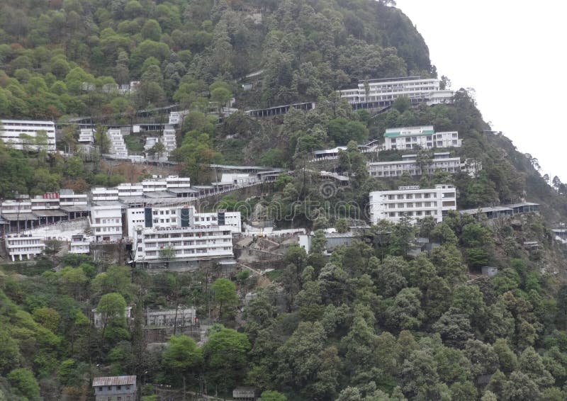 View of Mata Vaishno Devi Temple, Katra Stock Image - Image of ...
