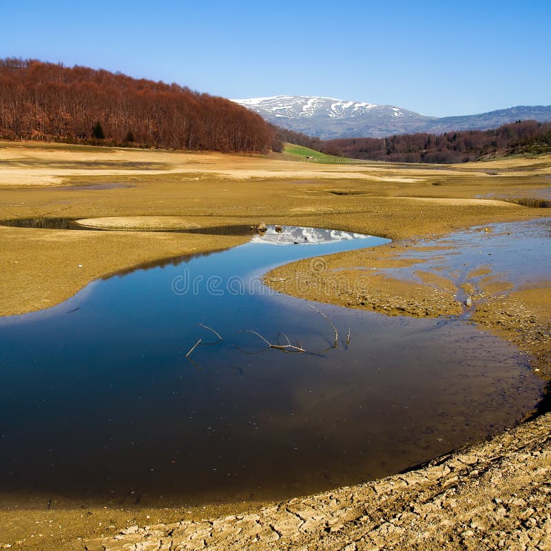Dry lake bed stock photo. Image of mire, macedonia, deep - 2674862