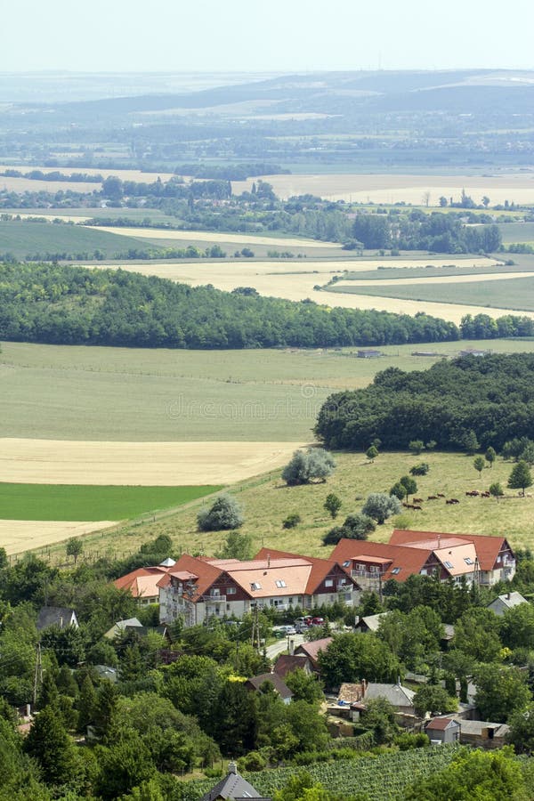 View from the Castle of Csokako Stock Photo - Image of nature, forest ...