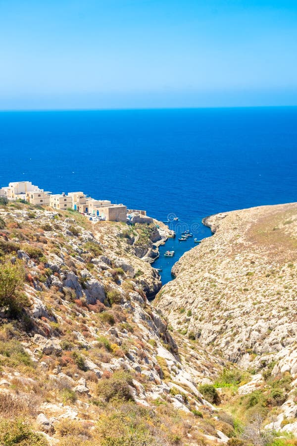 View of the Mediterranean Sea from Malta Stock Photo - Image of ...