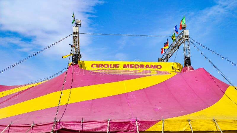 View of the Medrano Circus Tent Editorial Stock Photo - Image of circus ...