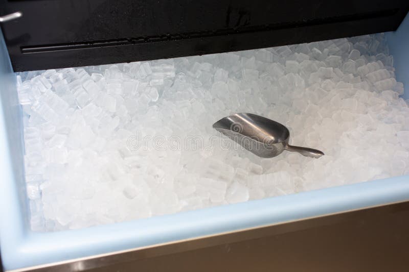 Ice machine scoop stock photo. Image of restaurant, storage - 281966736