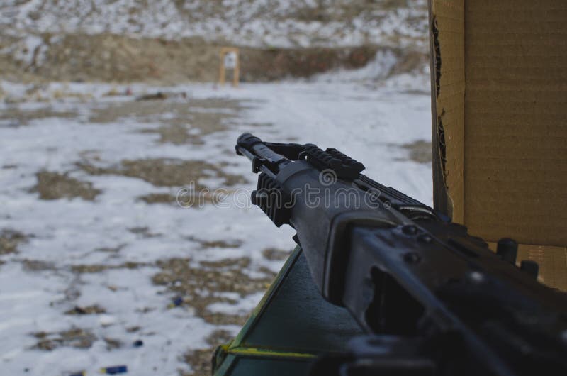 Man Holding Rifle Back View Stock Photos - Free & Royalty-Free Stock ...