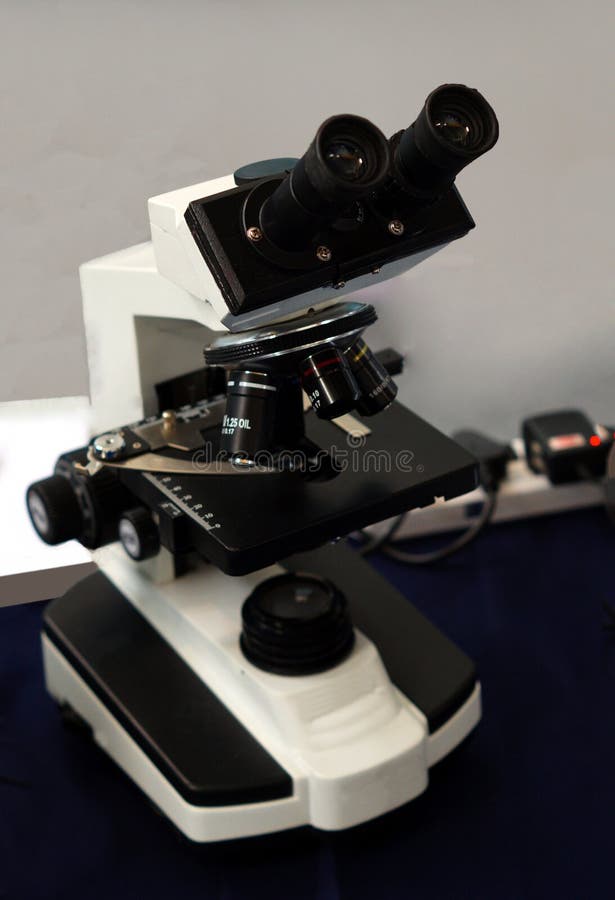 View of Micro Scope in Clinical or Pharma Laboratory Stock Photo ...