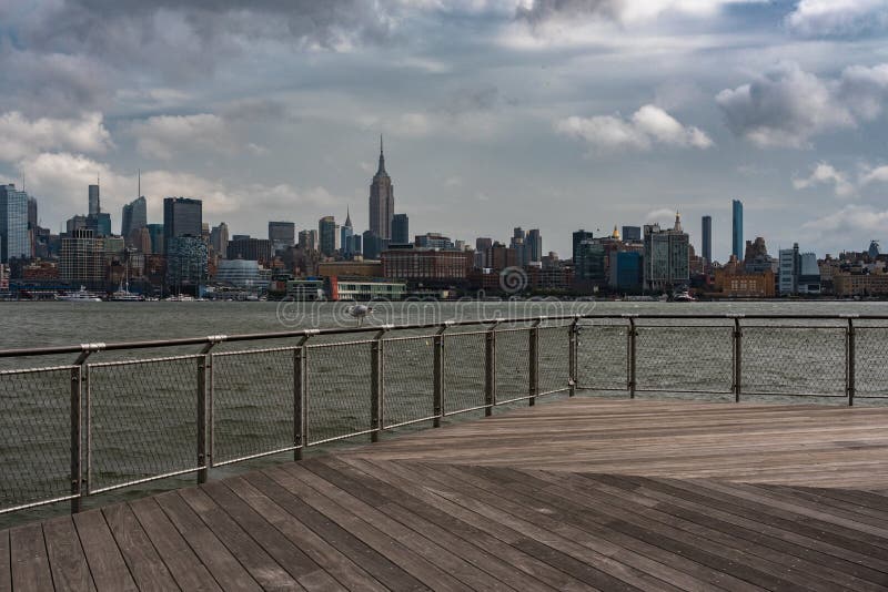 View of Midtown Manhattan from Hoboken Editorial Image - Image of urban ...
