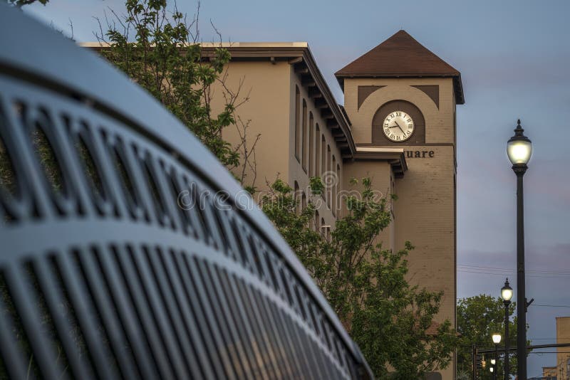 Mill Square Clock Tower editorial stock image. Image of lofts - 164676279