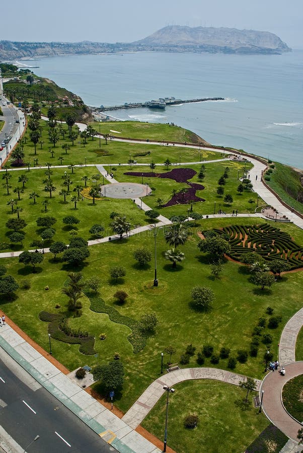 View of Miraflores Park, Lima - Peru Stock Photo - Image of nature ...
