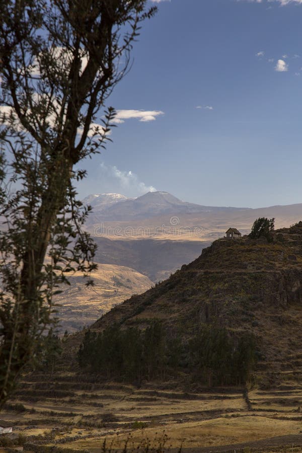 View of Mismi Volcano stock photo. Image of view, coporaque - 83444102