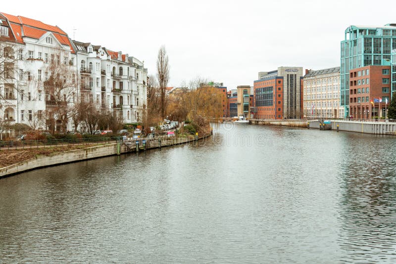 The View from Moabiter Bridge Stock Photo - Image of view, vehicle ...