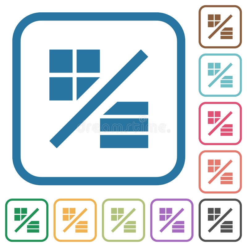 View mode simple icons stock vector. Illustration of appearance - 198828183