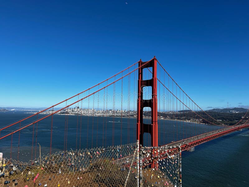 View of the Modern Bridge and the River on a Sunny Day Stock Image ...