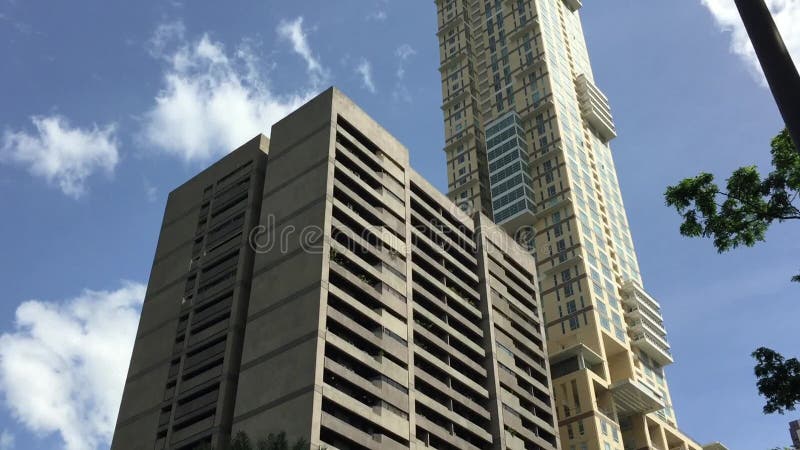 View of Modern Buildings in Baclaran, Manila Stock Footage - Video of ...
