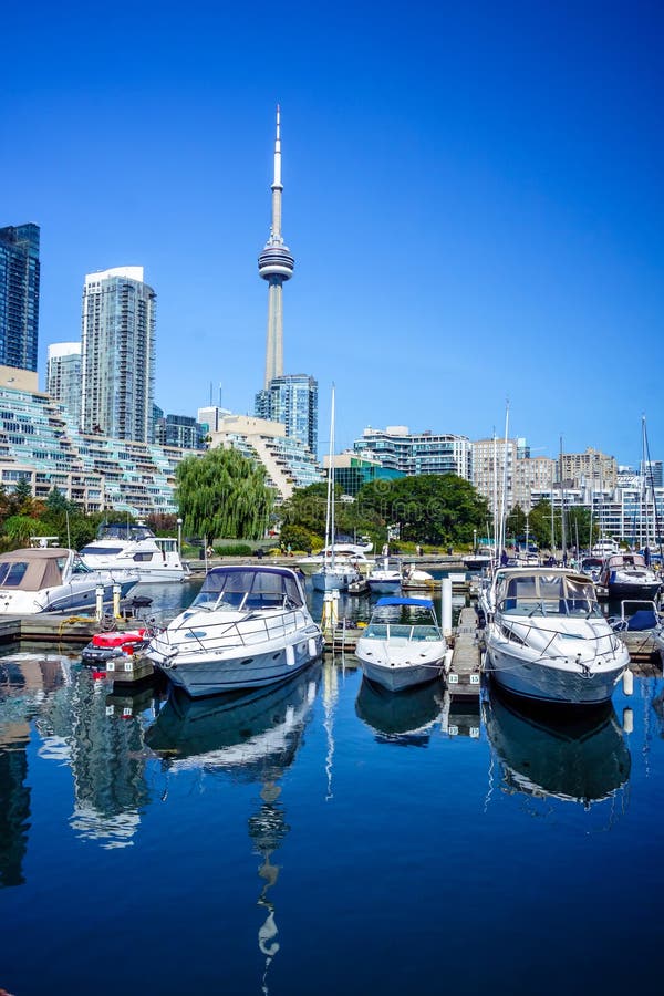 View of Modern Buildings at Toronto Harbor Front Stock Photo - Image of ...