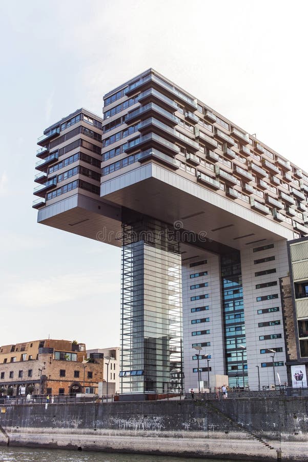 View of Modern Buildings on the Waterfront Cologne. Editorial Stock ...